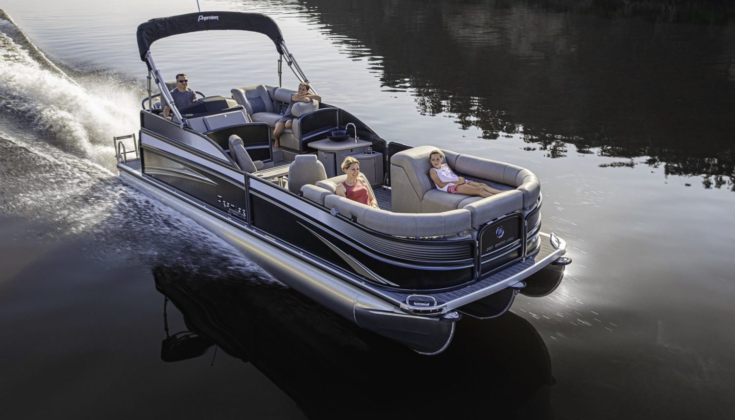 Pontoon Boat with Slide Rental SC | Myrtle Beach Watersports